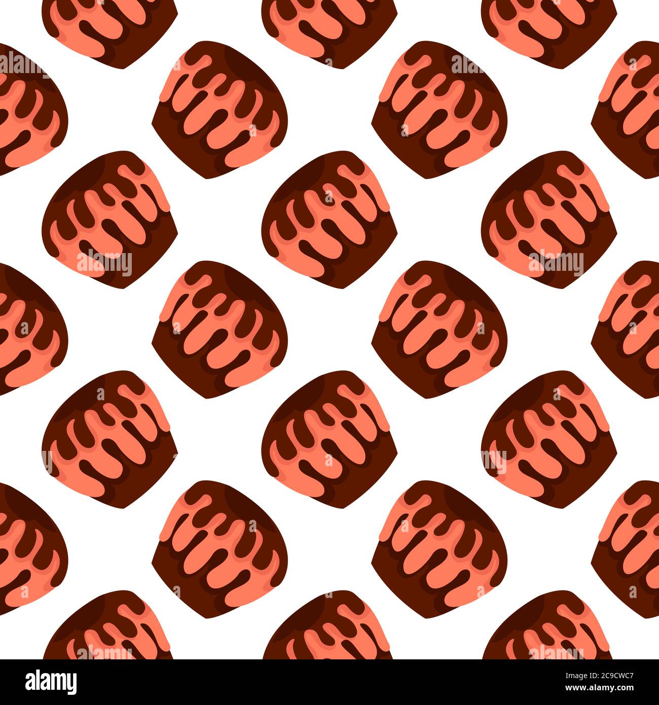 Delicious chocolate cake layered Stock Vector Images - Alamy