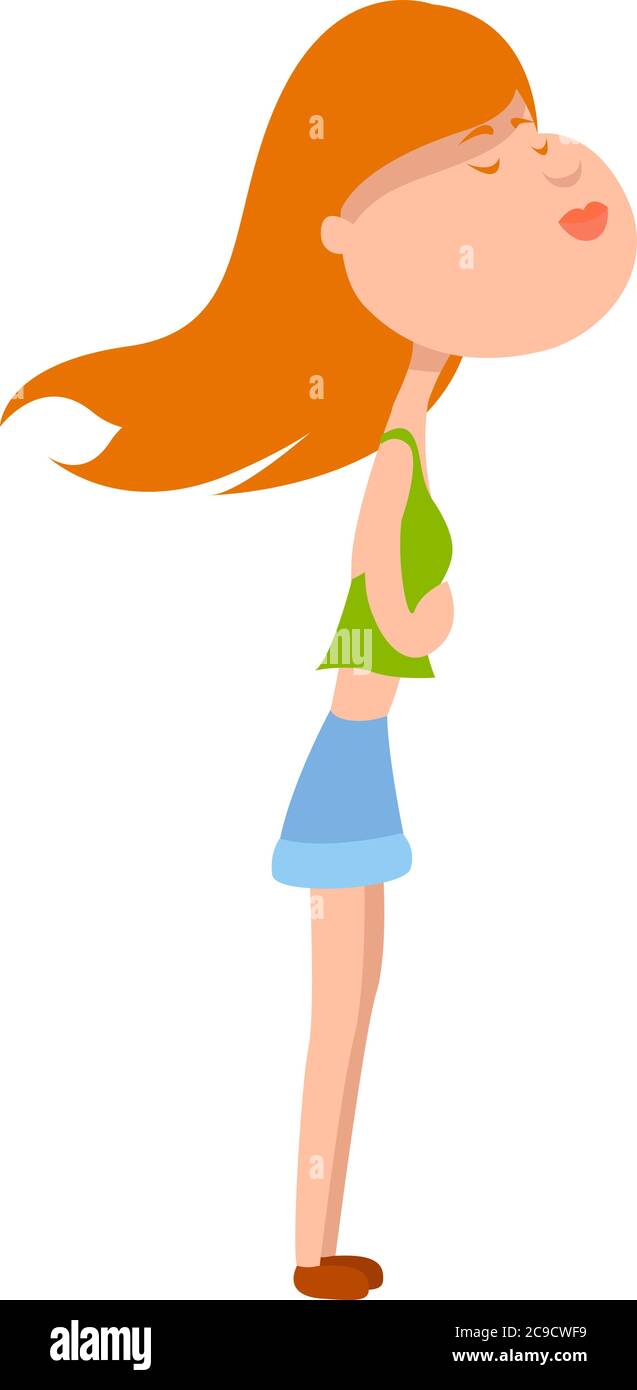 Cold wind, illustration, vector on white background Stock Vector Image ...