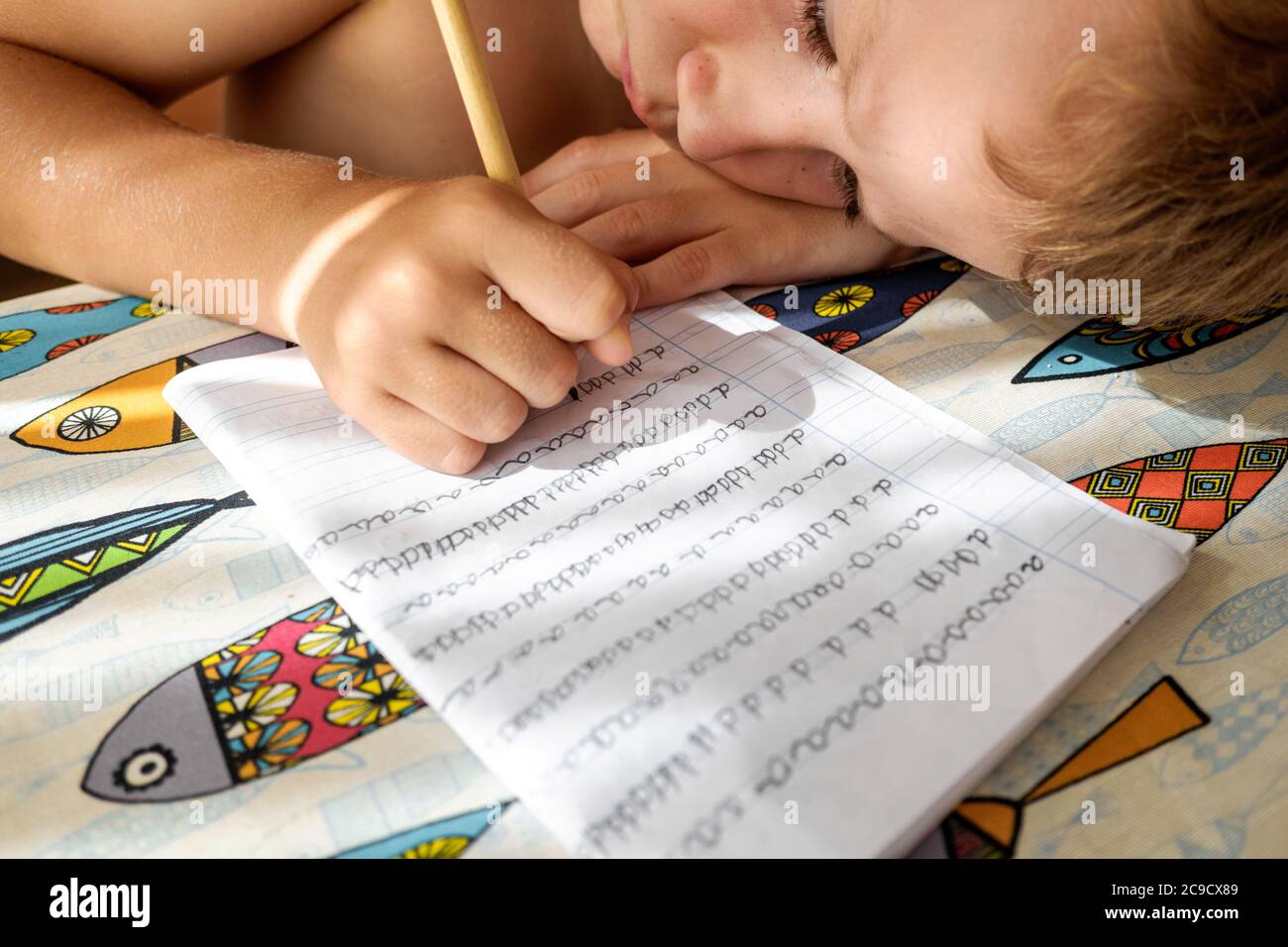 Homework for holidays hi-res stock photography and images - Alamy