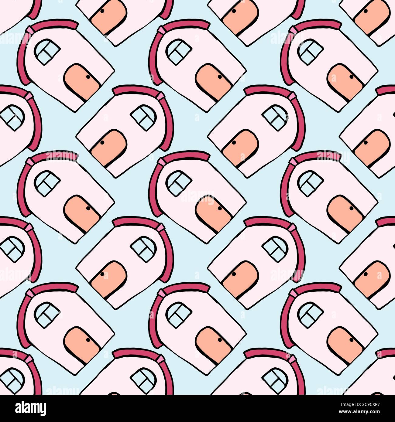 House roof pattern cartoon hi-res stock photography and images - Alamy