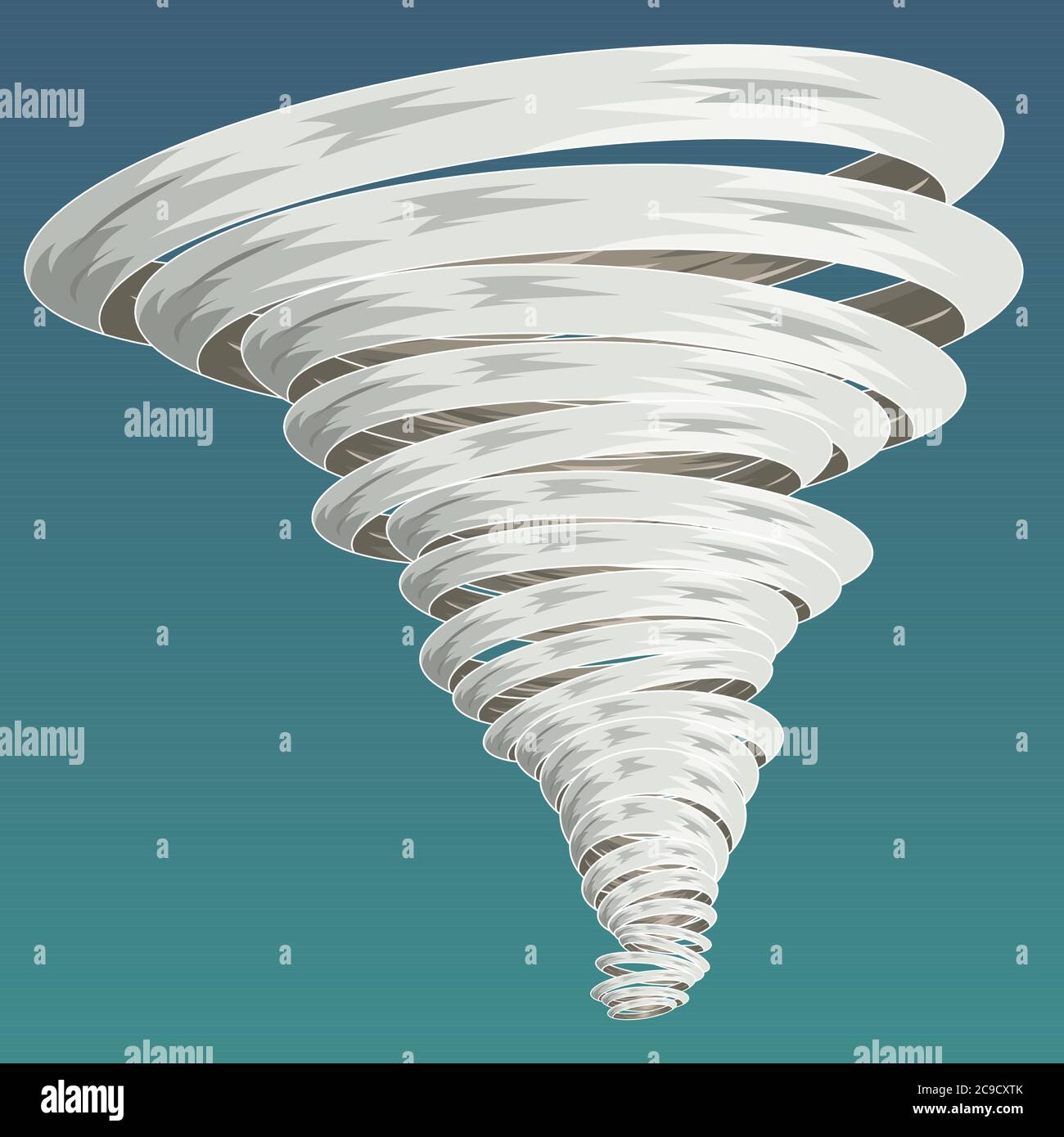 Light gray tornado on a blue background Stock Vector Image & Art - Alamy