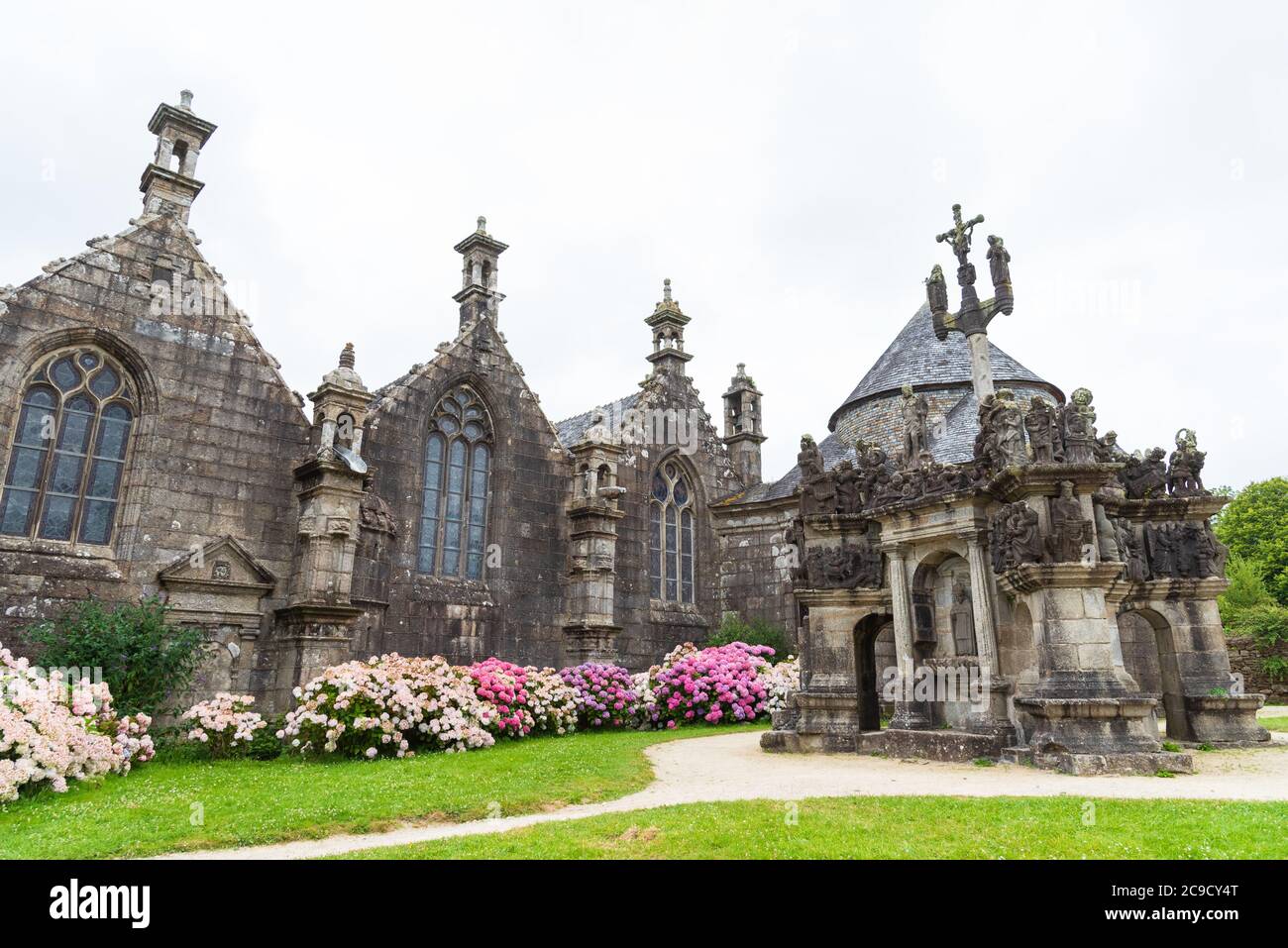 Parish enclosure (parish church elaborately decorated with sculpture ...
