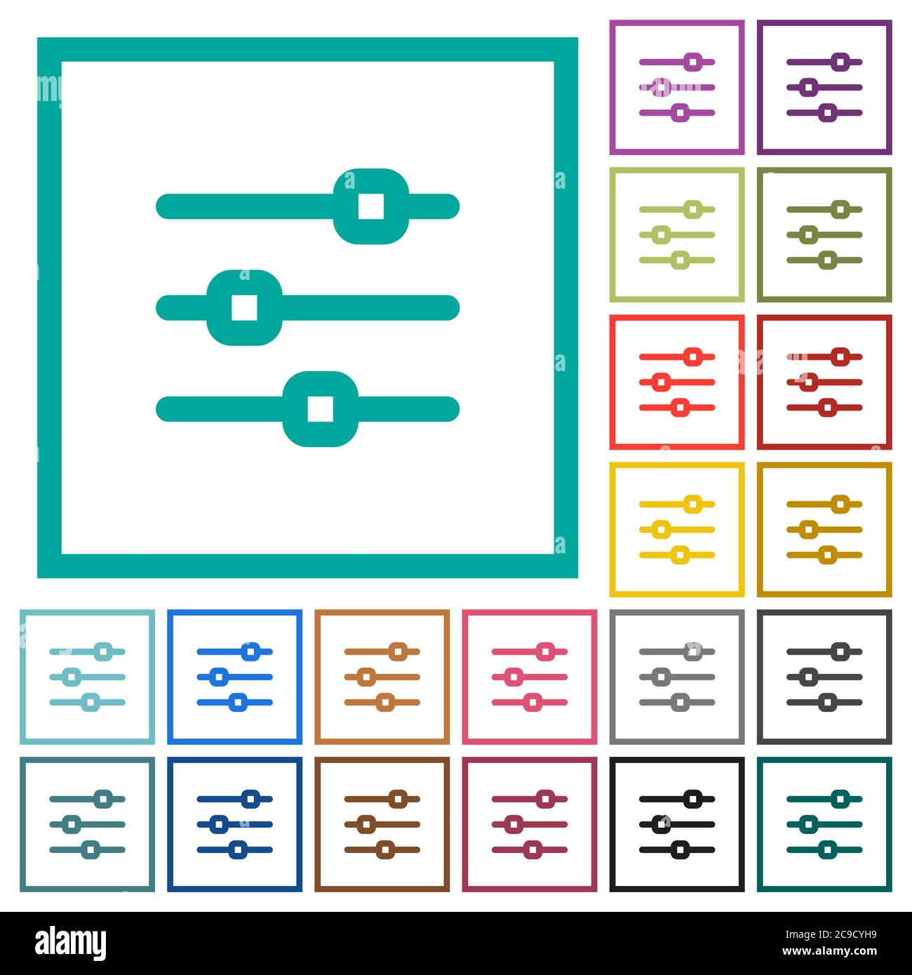 Horizontal adjustment Stock Vector Images - Alamy
