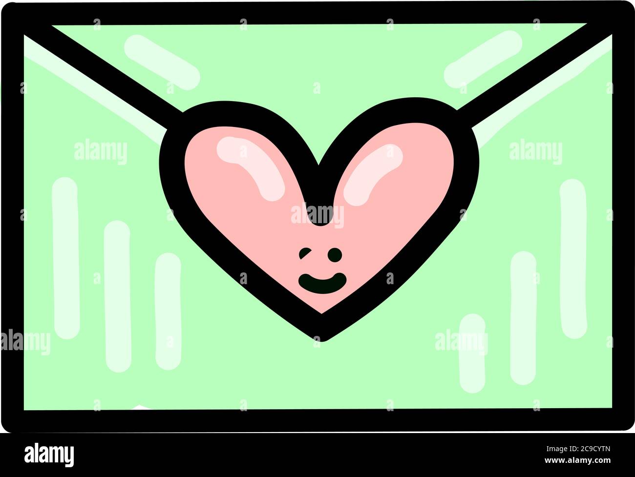 Heart paper concept vector hi-res stock photography and images - Alamy