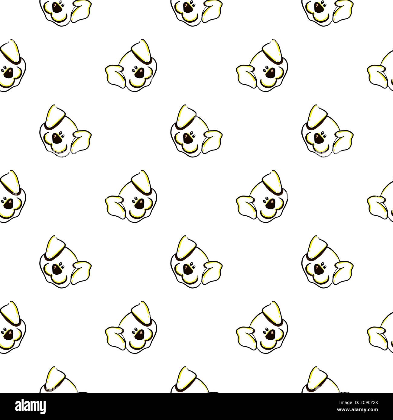 Nursery seamless print background Cut Out Stock Images & Pictures - Alamy