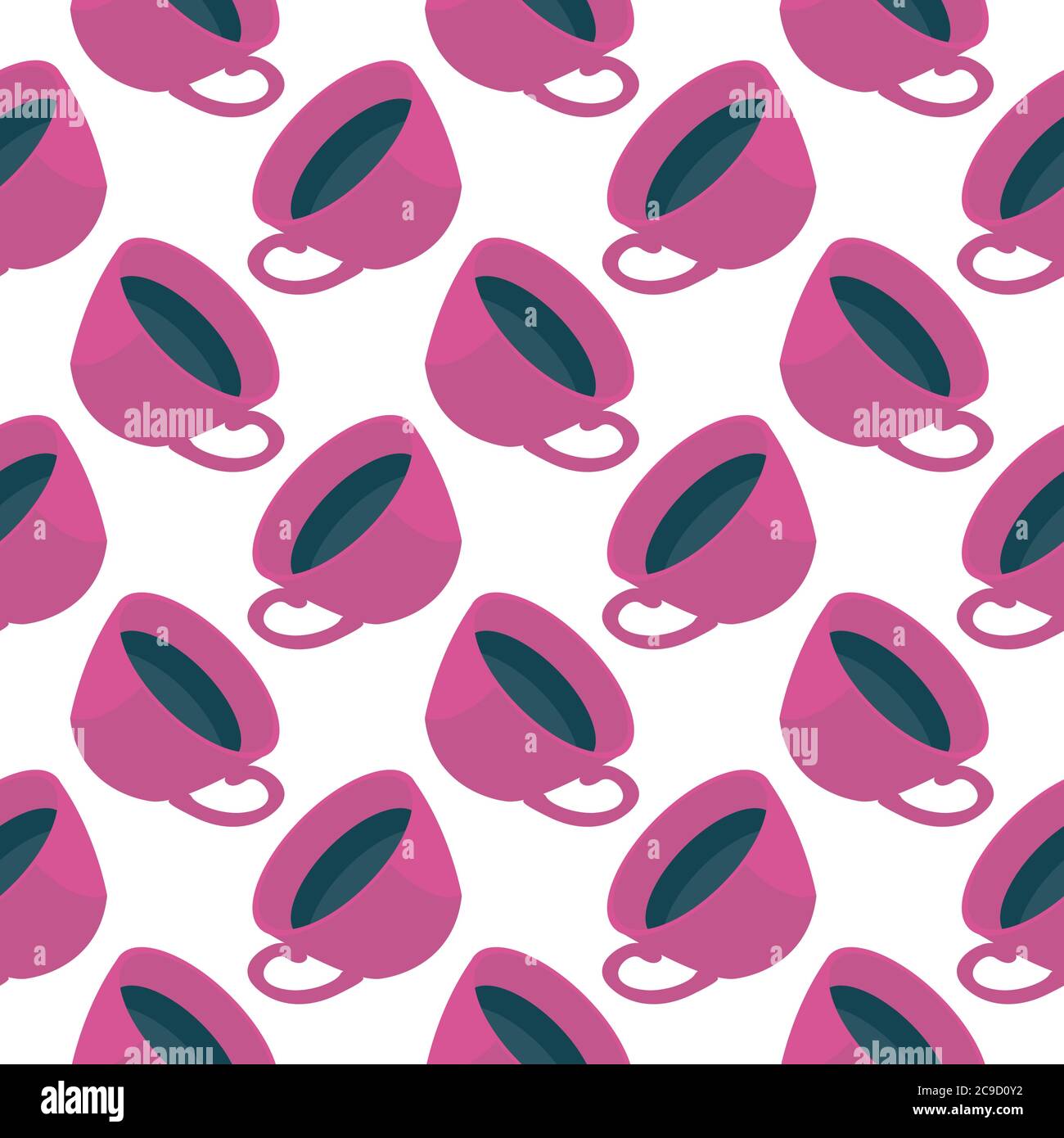 Pink coffee shop Stock Vector Images - Alamy