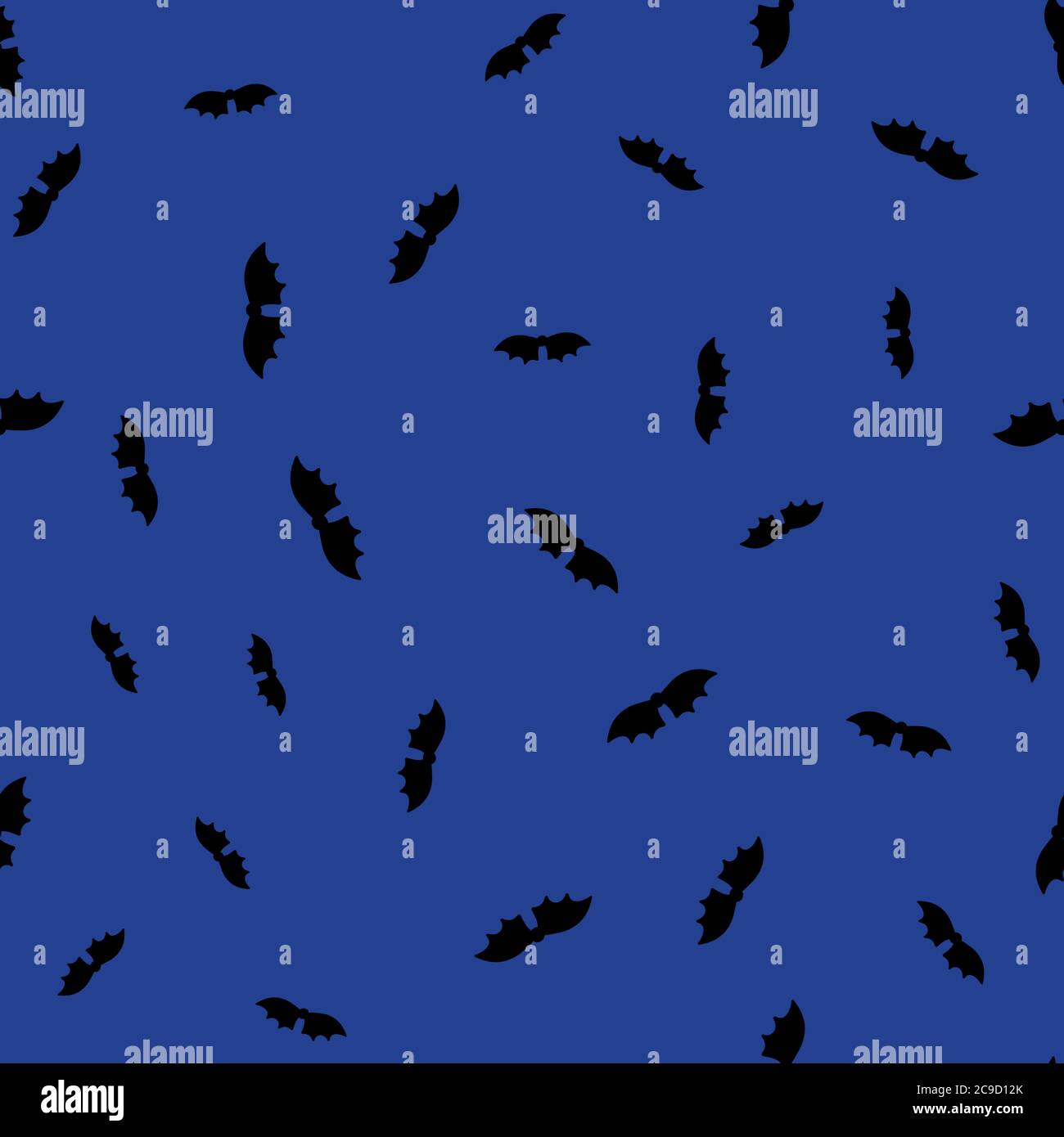 bats silhouettes halloween seamless vector pattern Stock Vector Image ...