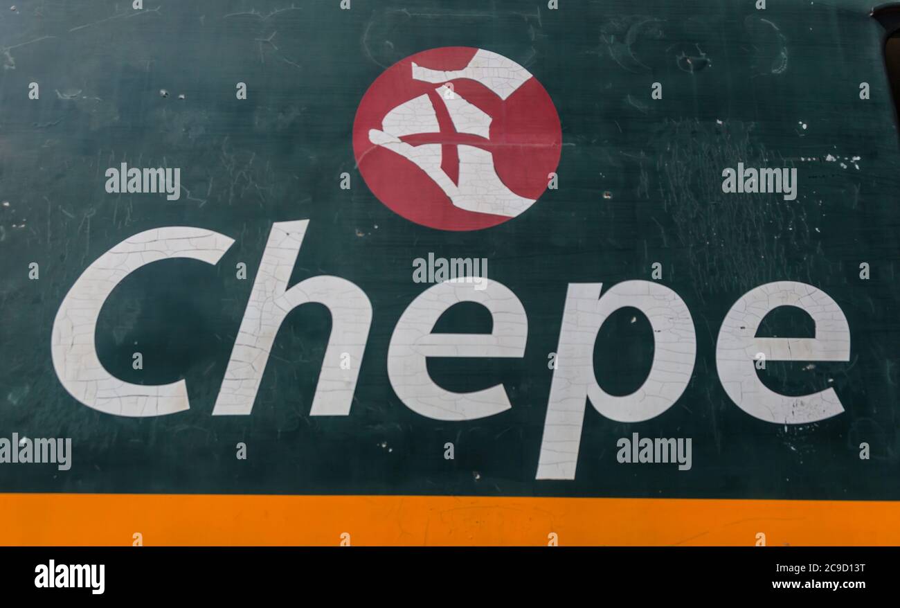 El Chepe Train Logo, Chihuahua State, Mexico Stock Photo - Alamy
