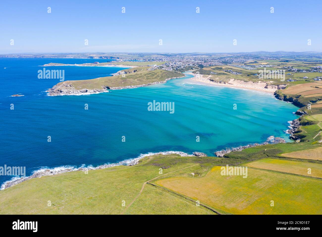 Crantock bay hi-res stock photography and images - Alamy