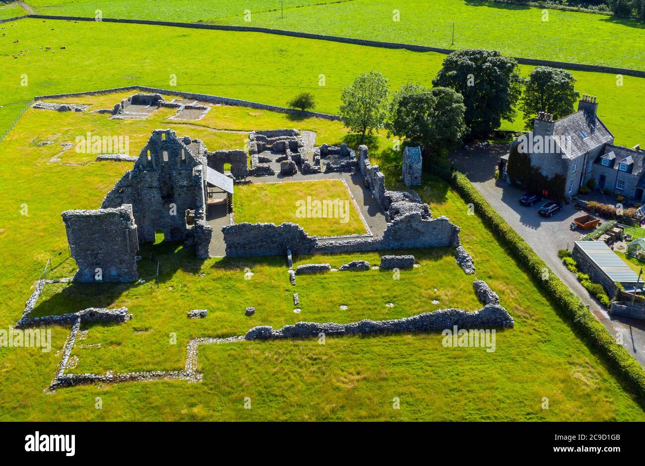 Aerial glenluce abbey hi-res stock photography and images - Alamy