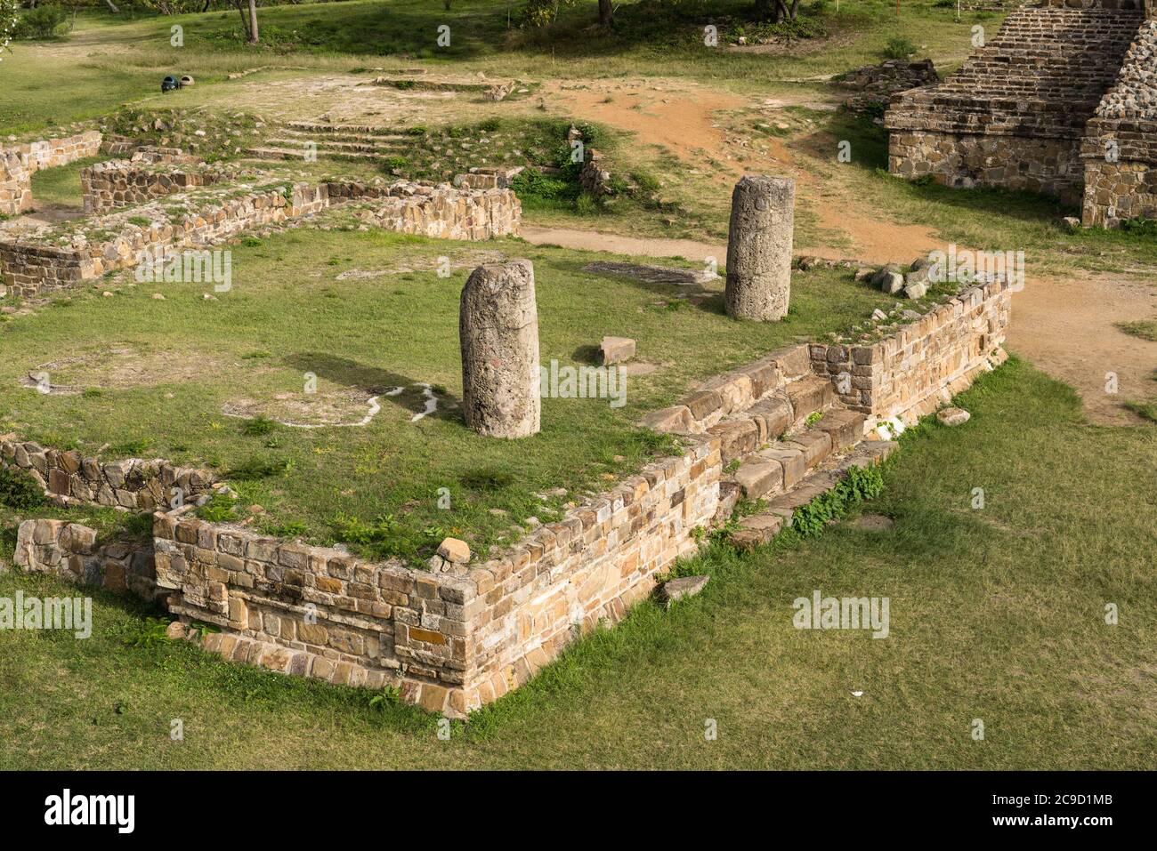 The Temple of Two Columns, part of the VG Complex on the North Platform ...