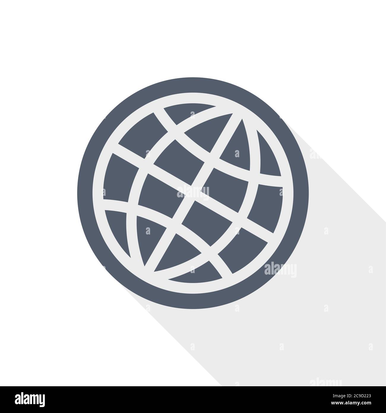 World, globe flat design vector icon Stock Vector Image & Art - Alamy