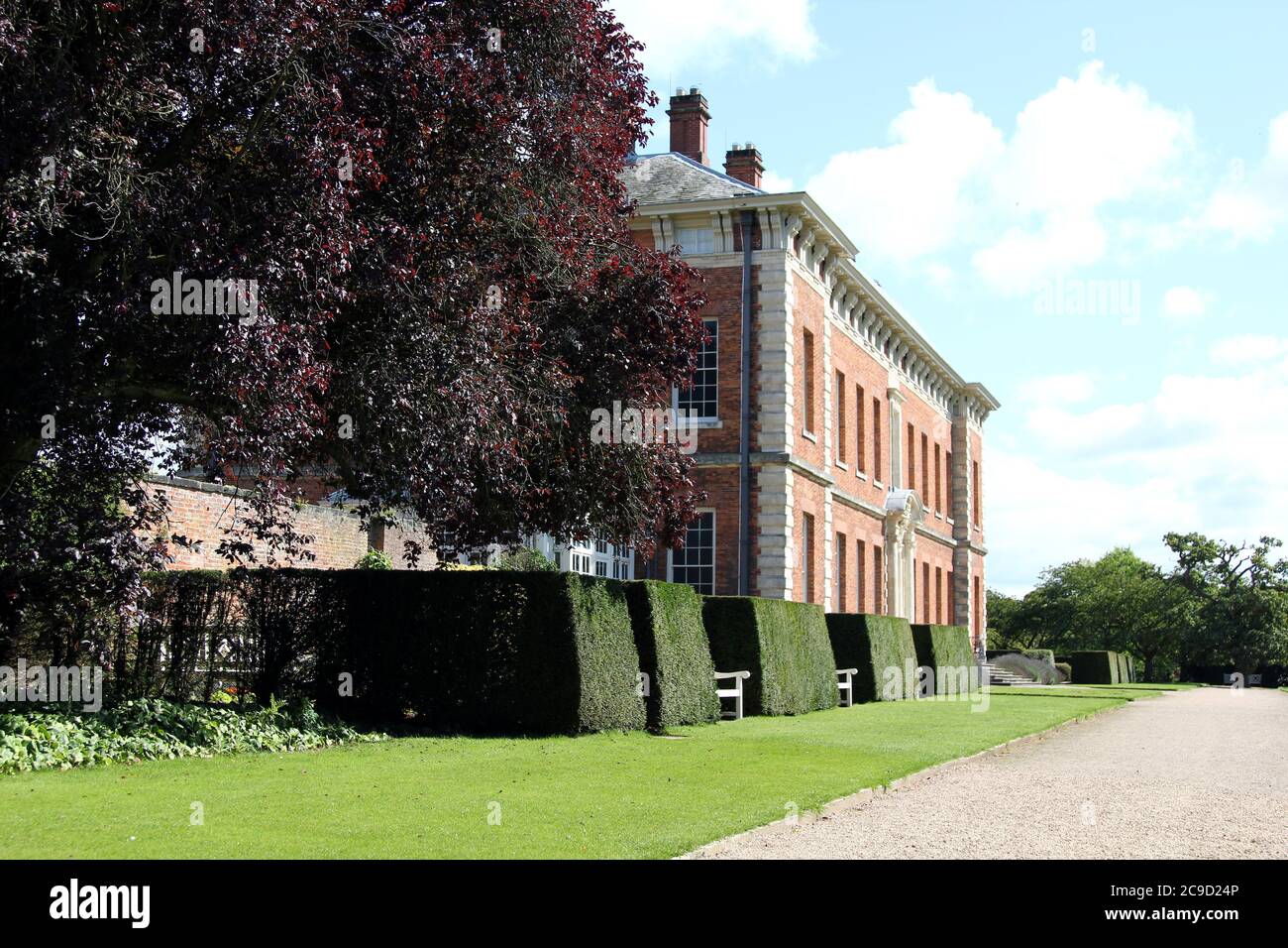 Beningbrough Hall Country Manor side elevation Stock Photo - Alamy