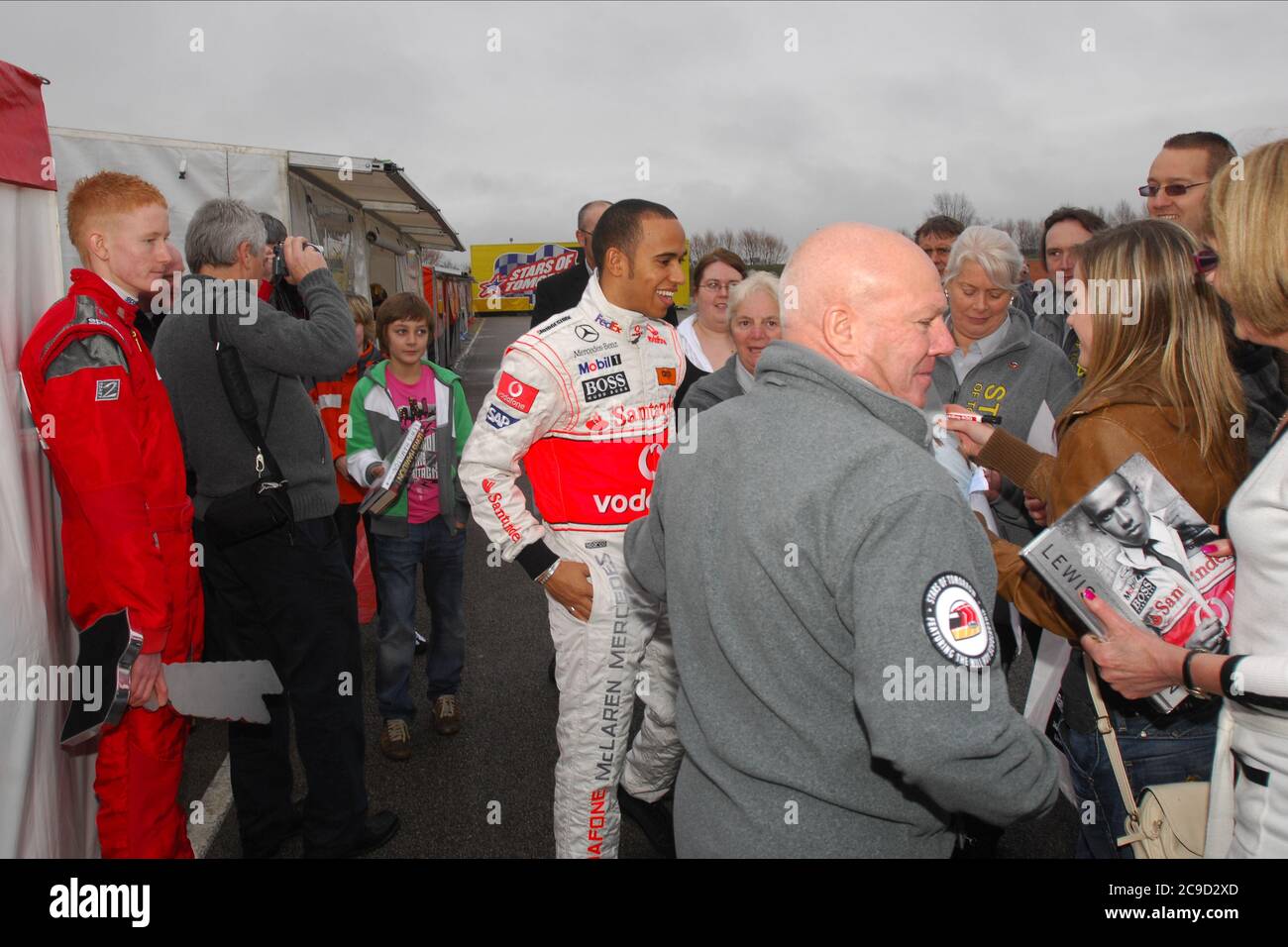 A young Williams F1 driver George Russell, possibly seeking Lewis ...