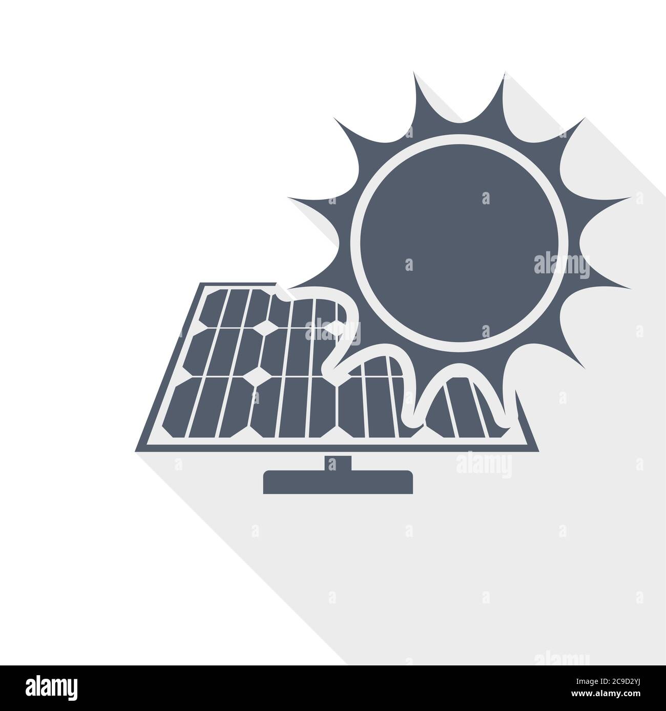Photovoltaic installation Stock Vector Images - Alamy