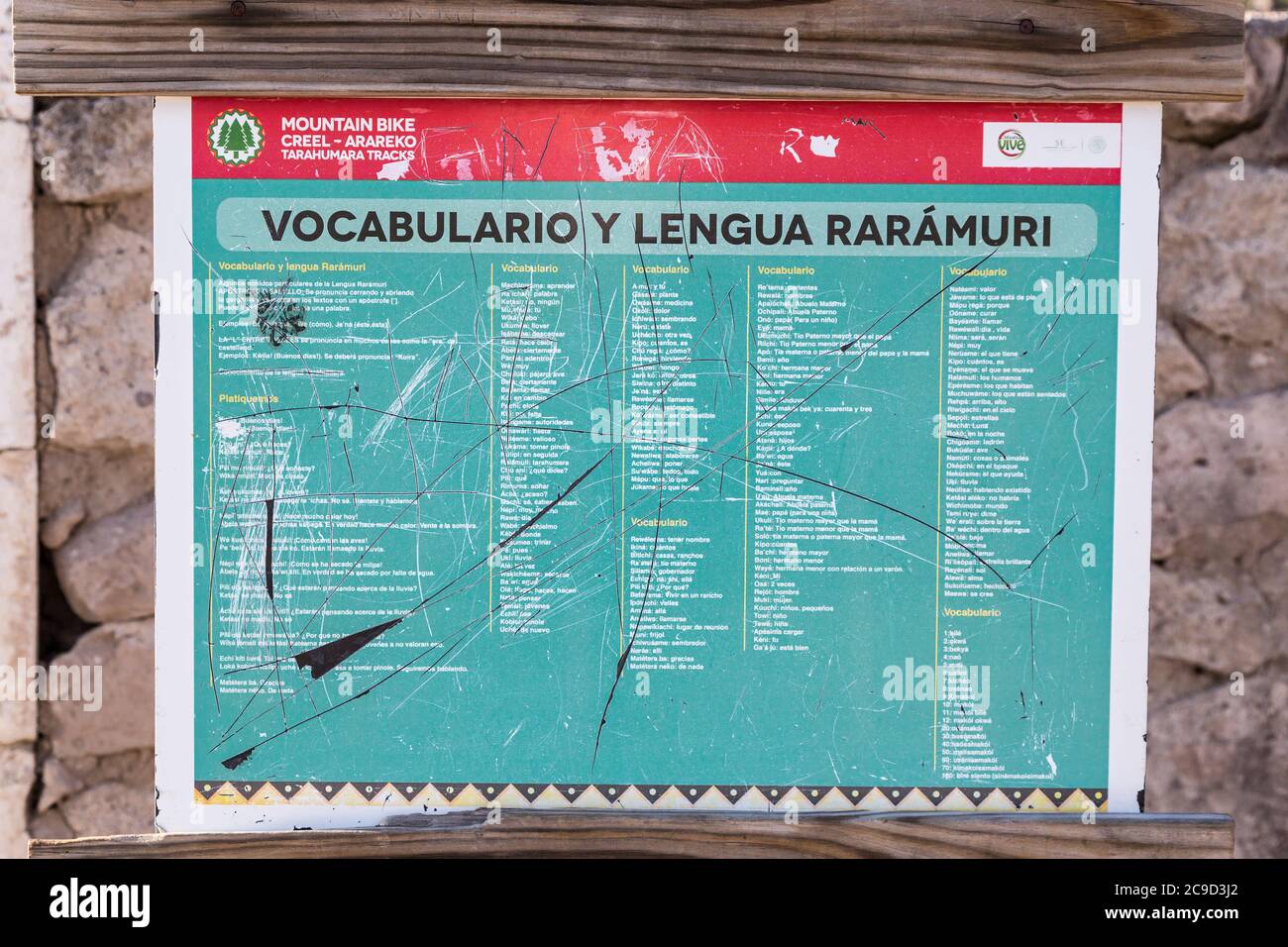 Bilingual Vocabulary Guide, Spanish-Raramuri, outside San Ignacio de ...