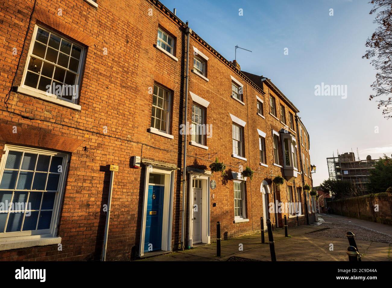 The College Precincts and the house of Sir Edward Elgar in Worcester ...