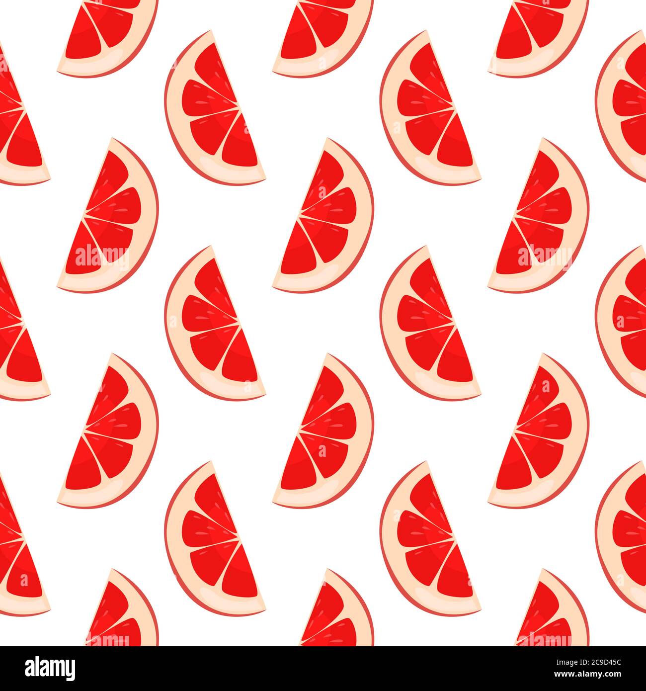 Red grapefruit ,seamless pattern on white background Stock Vector Image & Art - Alamy