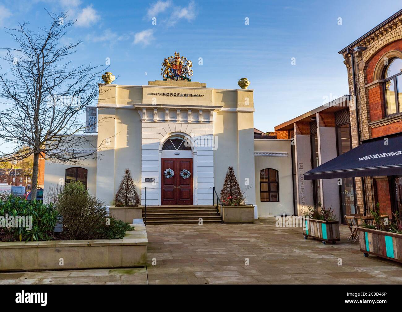 The Royal Porcelain Works building next to the Museum of Royal ...