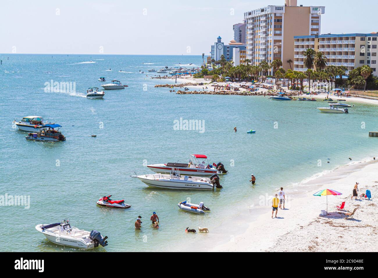 Clearwater Beach Florida,Gulf of Mexico Coast,Clearwater Harbor,harbour ...