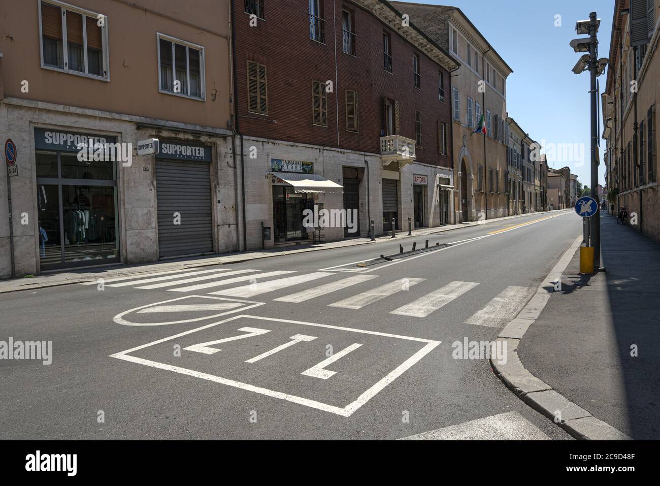 Restricted traffic zone hi-res stock photography and images - Alamy