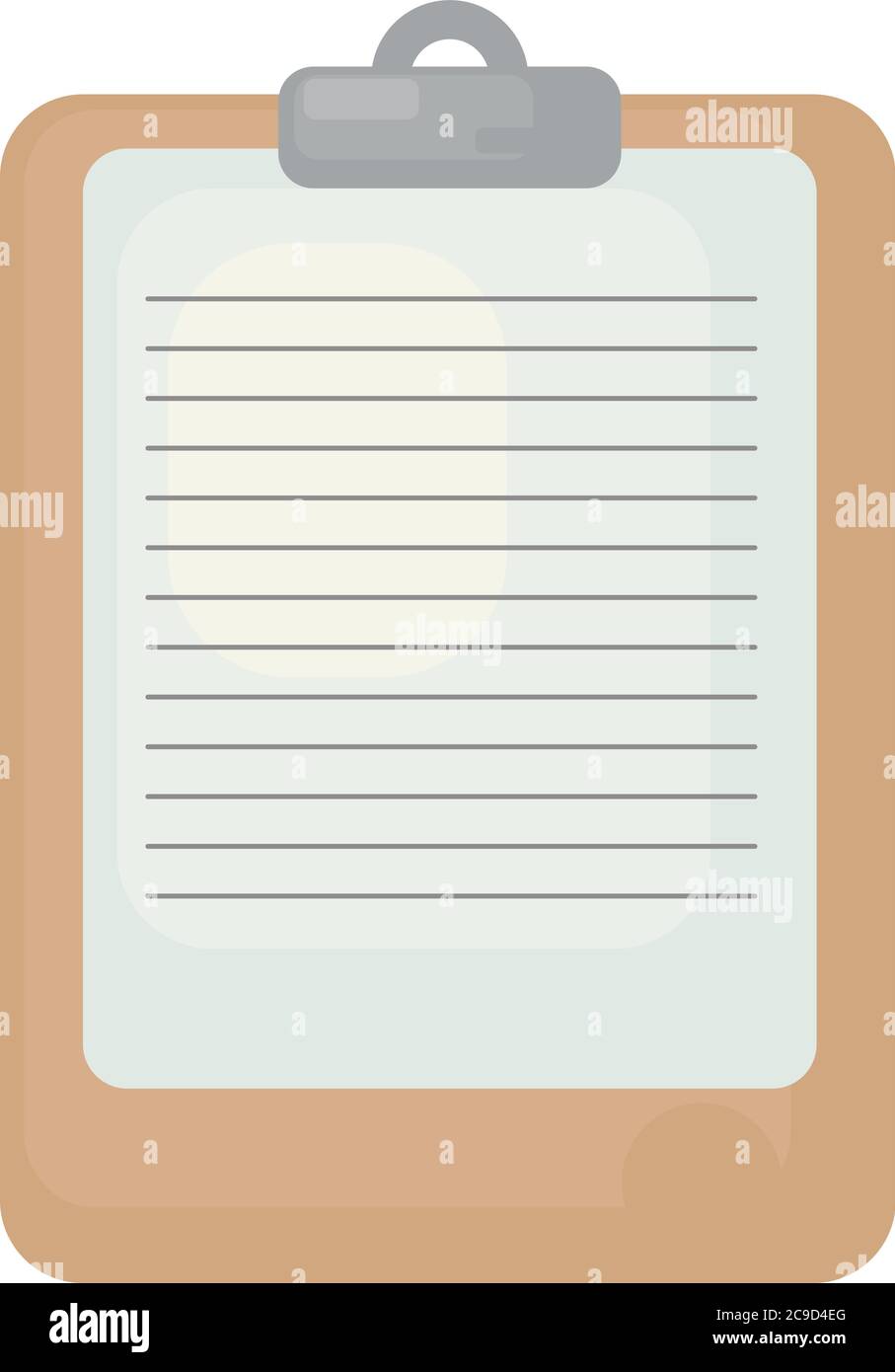 Orange folder, illustration, vector on white background Stock Vector ...