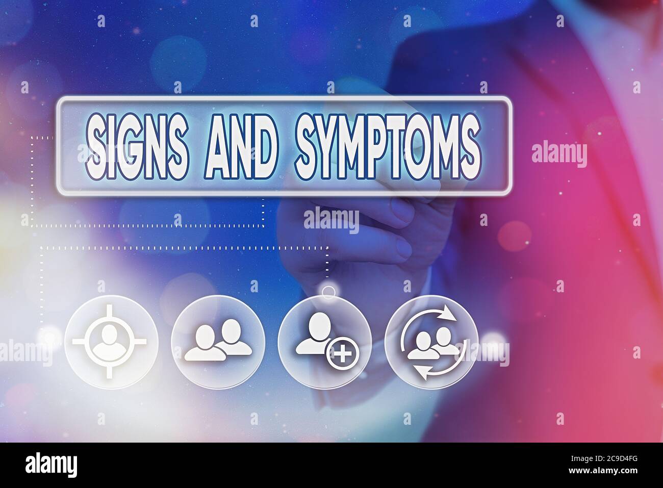 Word writing text Signs And Symptoms. Business photo showcasing ...