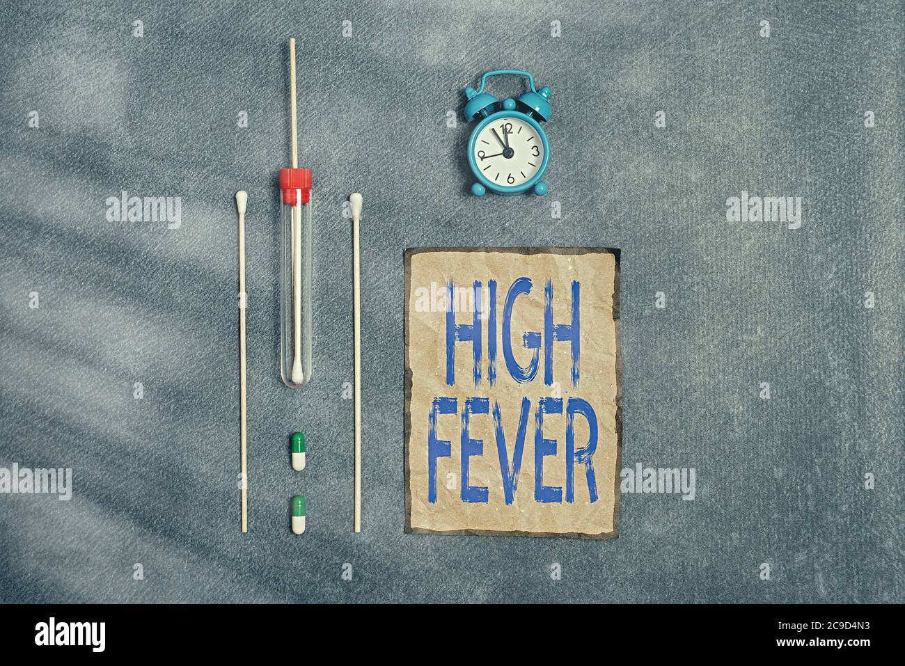 Conceptual hand writing showing High Fever. Concept meaning medical ...