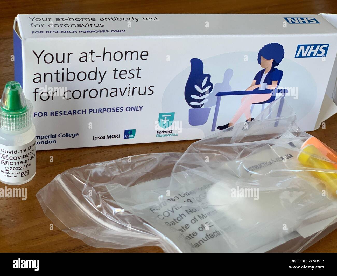 Covid-19 home test kit Stock Photo - Alamy