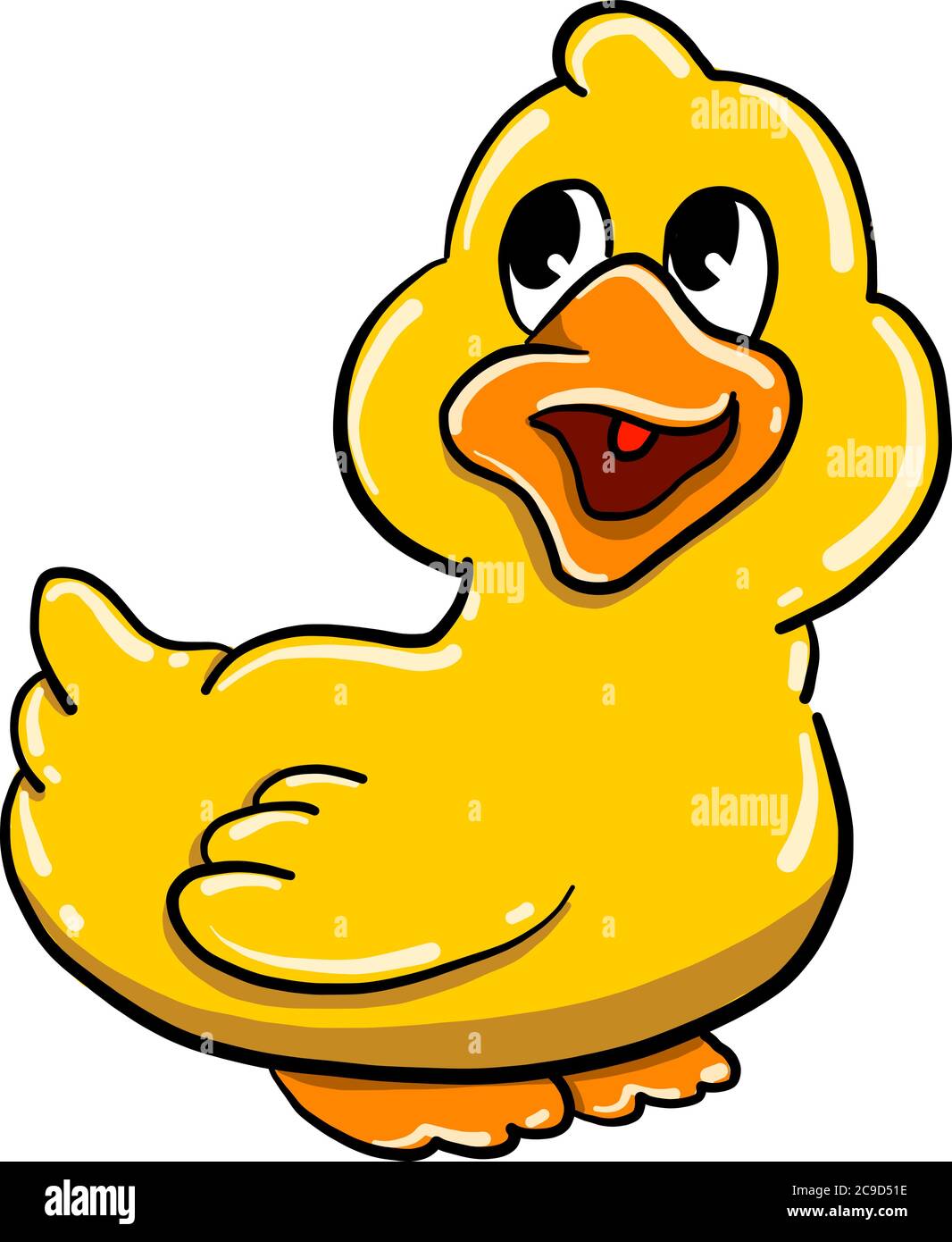 Baby yellow ducks Stock Vector Images - Alamy
