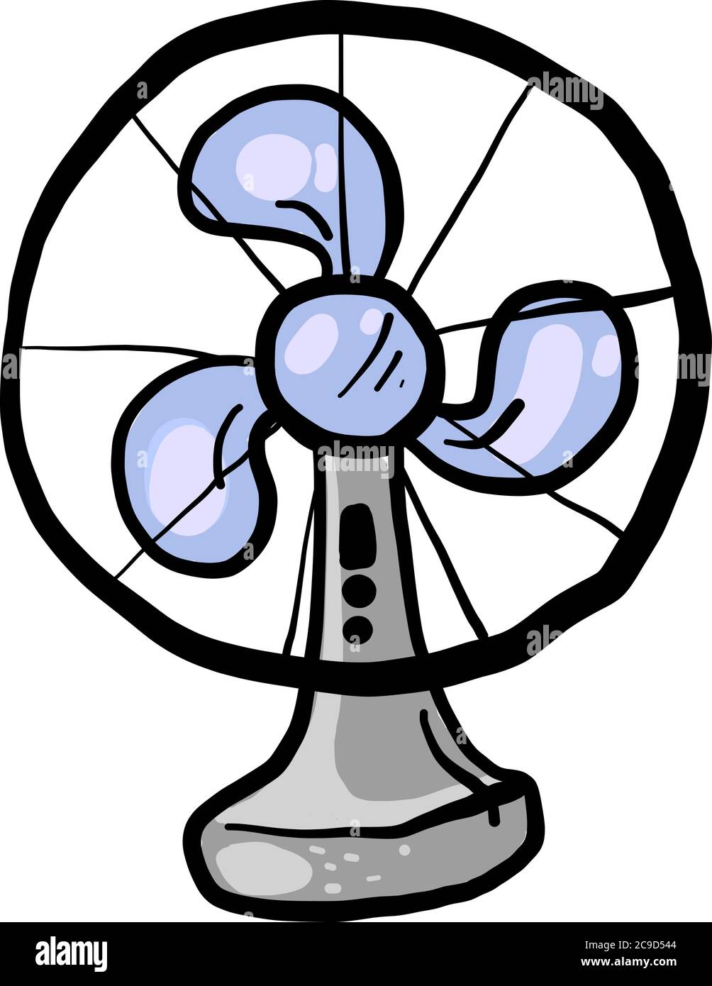 Handheld fan Stock Vector Images - Alamy