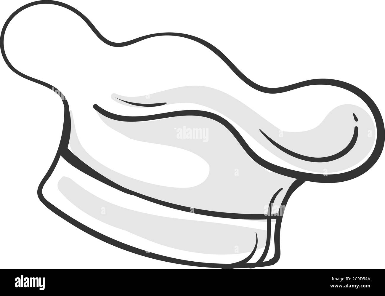 Menu chef hat flat Black and White Stock Photos & Images - Alamy