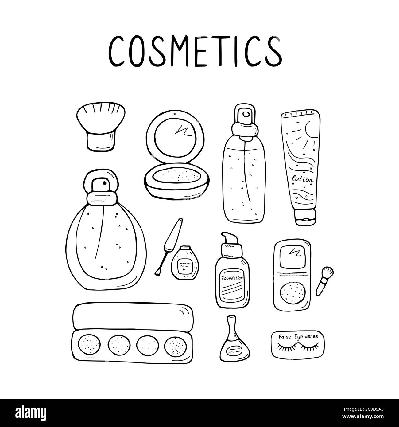 Nail polish spray Stock Vector Images - Alamy