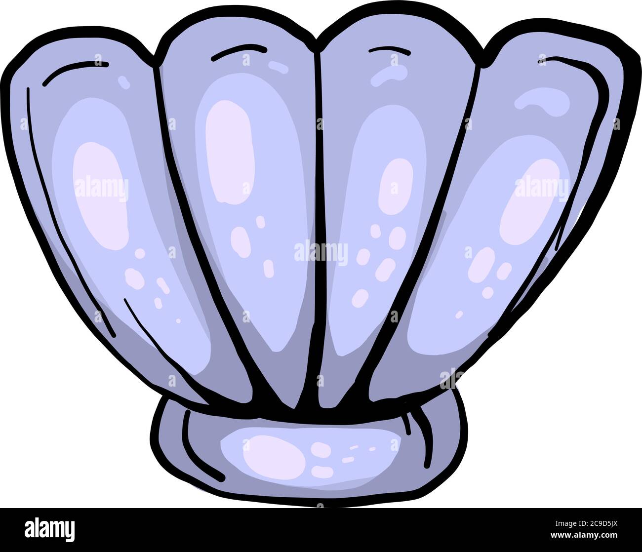 Oyster shape Cut Out Stock Images & Pictures - Alamy