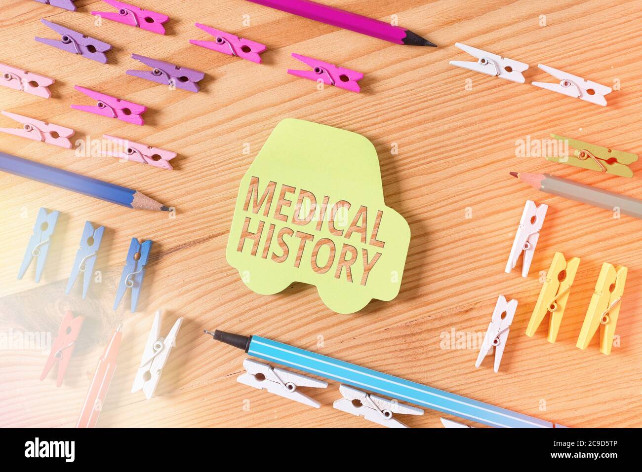 Word writing text Medical History. Business photo showcasing record of ...