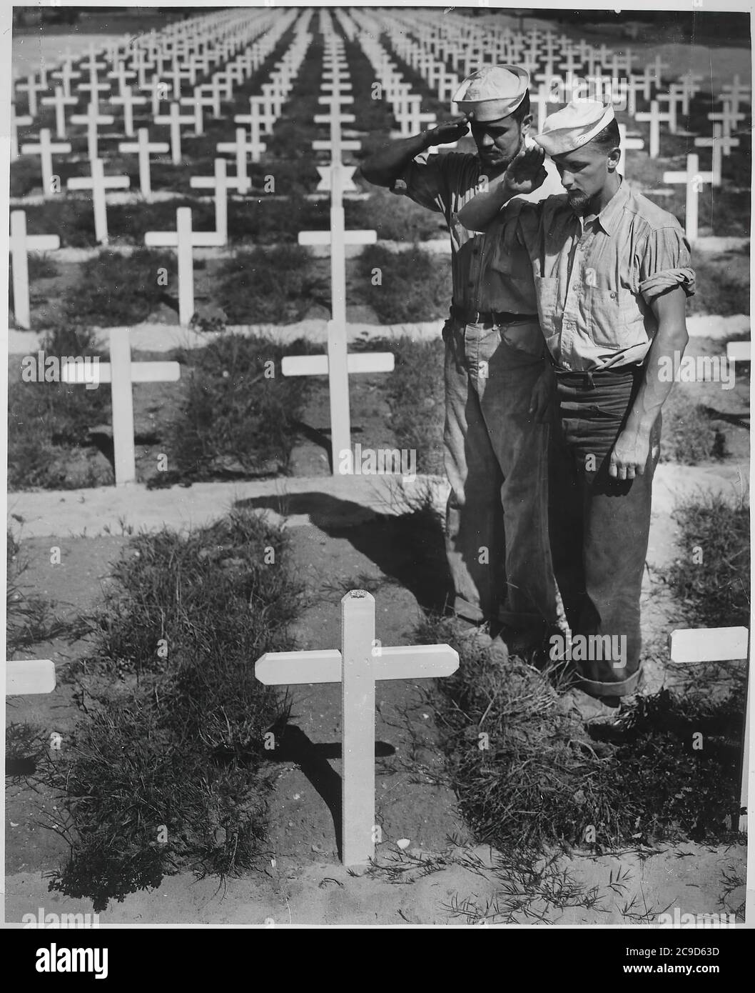 The bloody and long battle of OKINAWA in Japan in 1945. The battle was ...