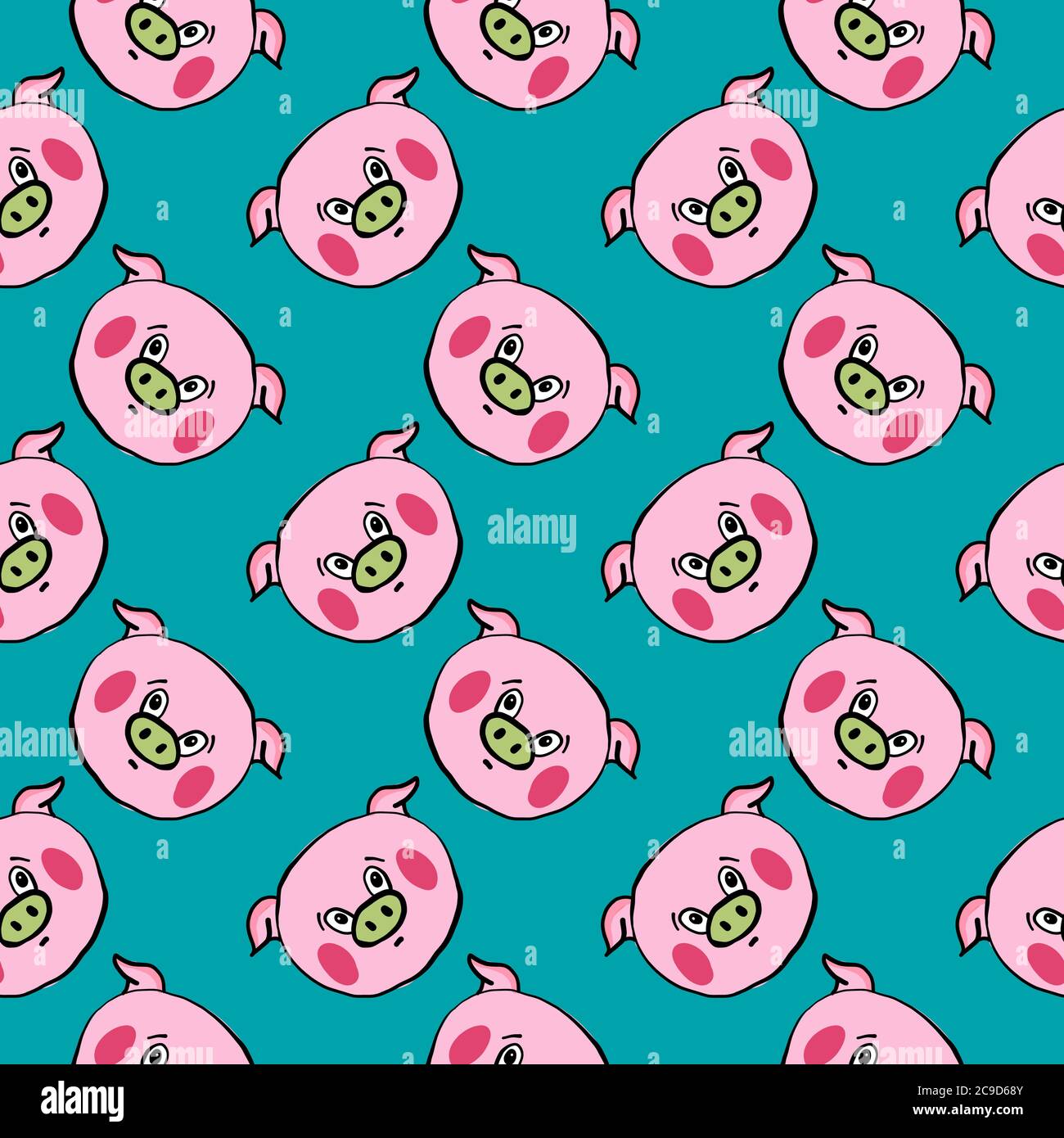 Snowflakes pattern on blue Stock Vector Images - Alamy