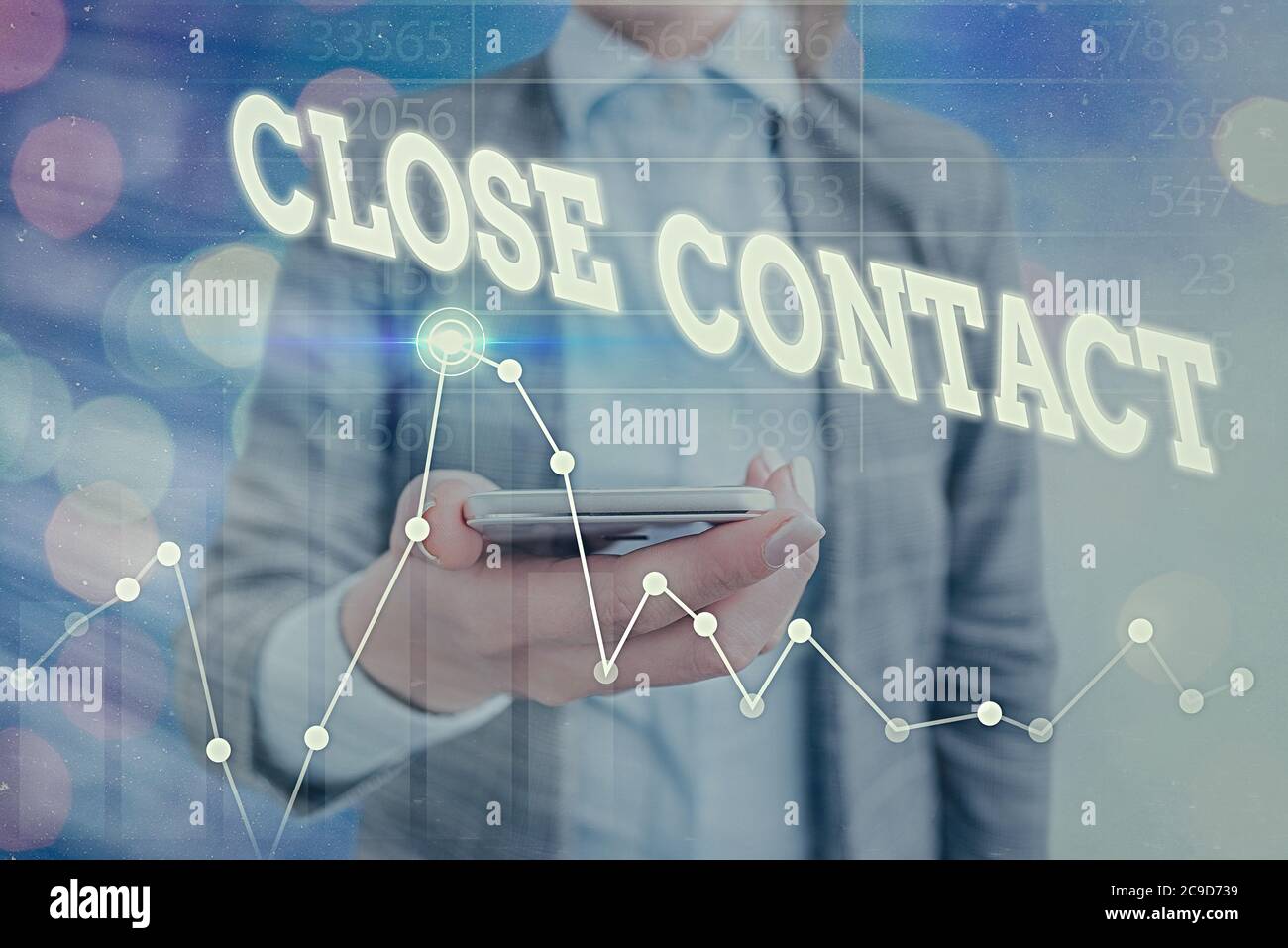 Handwriting text Close Contact. Conceptual photo having a history of ...