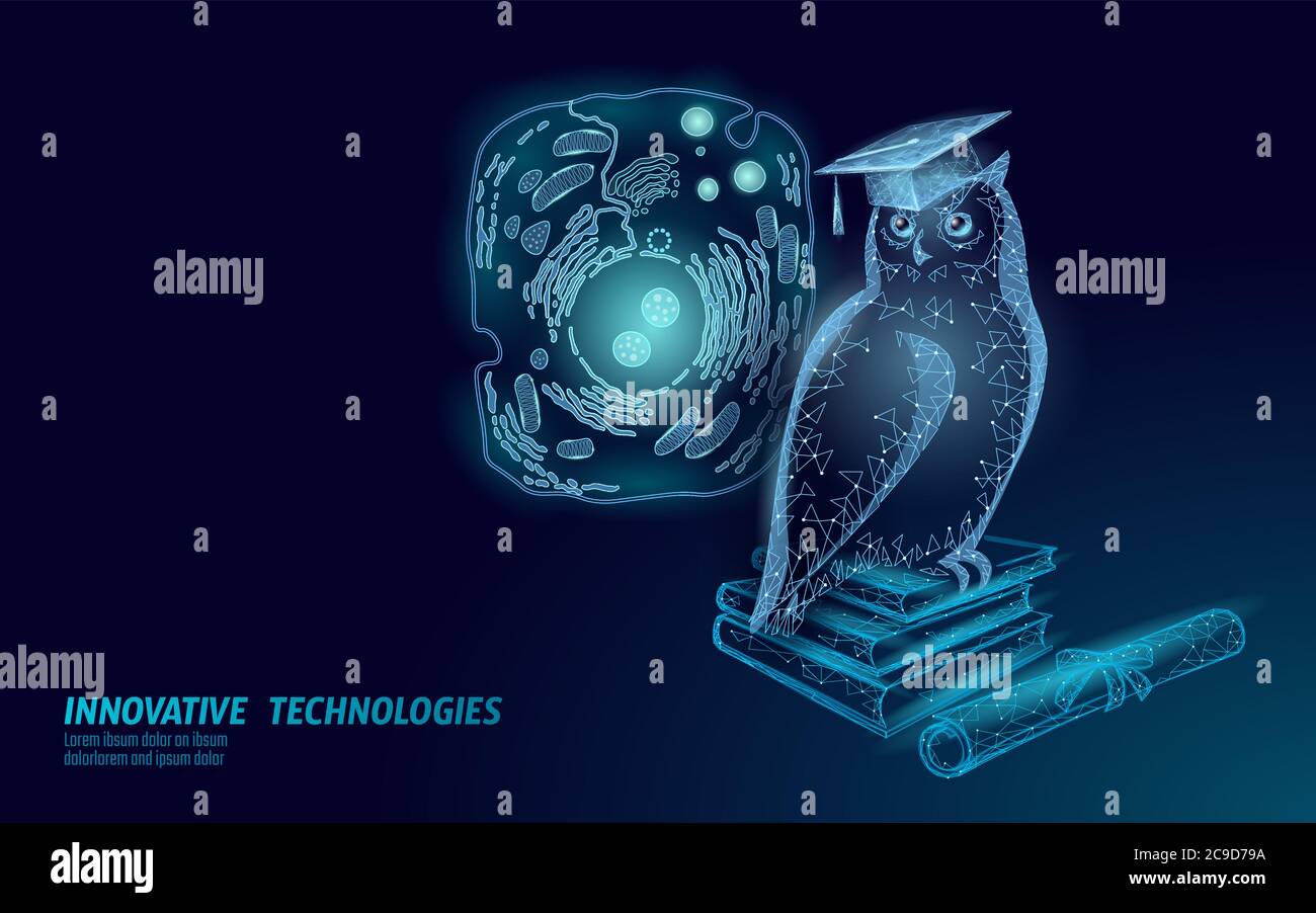 Innovation biological eco education school. E-learning distance concept ...