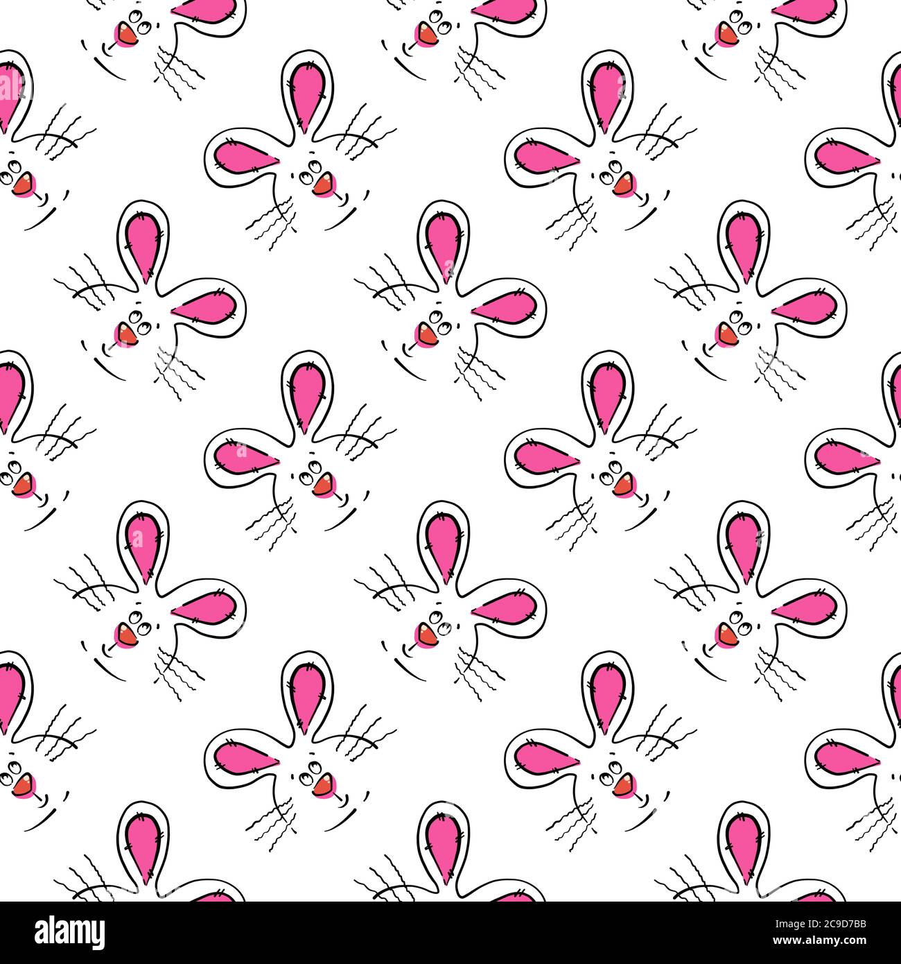 Seamless pattern cartoon doodle Stock Vector Images - Alamy