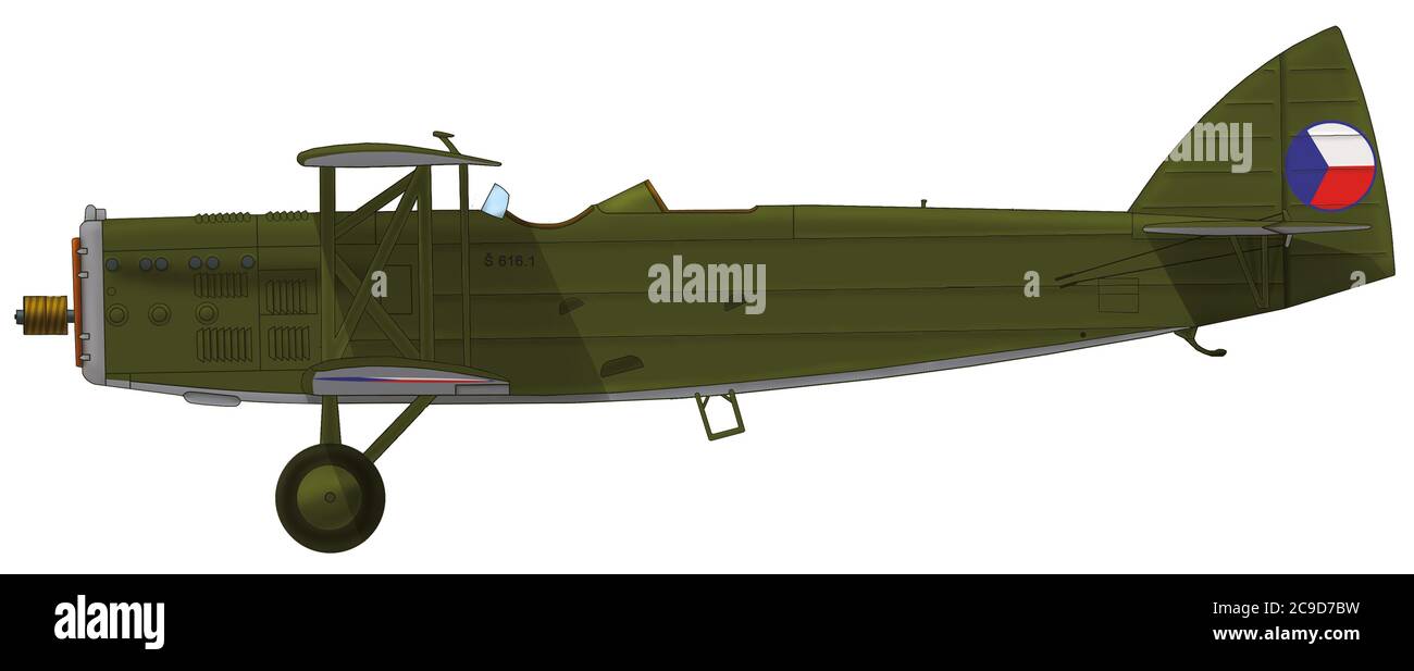 Prototype Letov Š.616.1 during tests at the Czechoslovak Aerospace ...