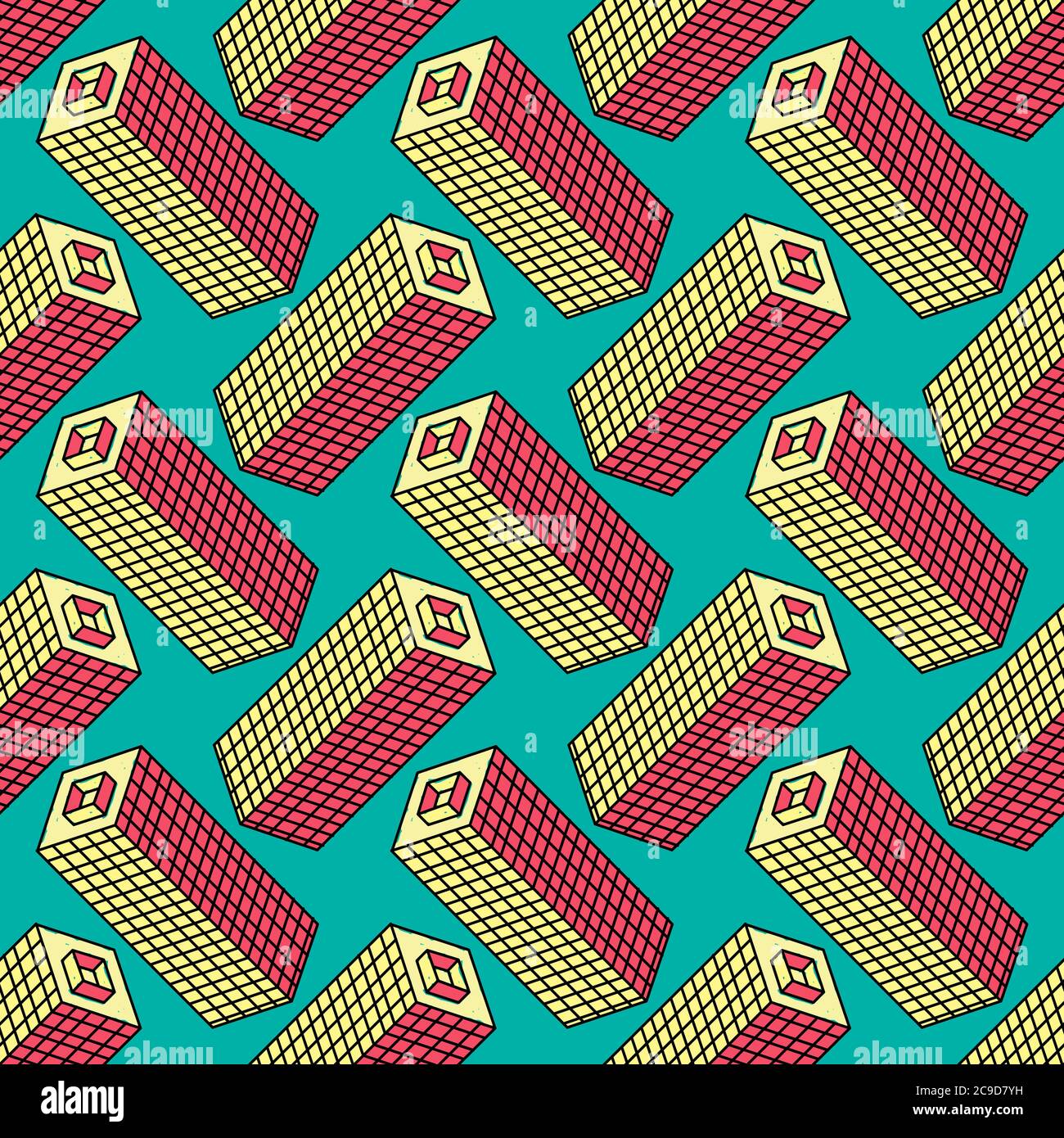 Modern skyscrapers on background Stock Vector Images - Alamy