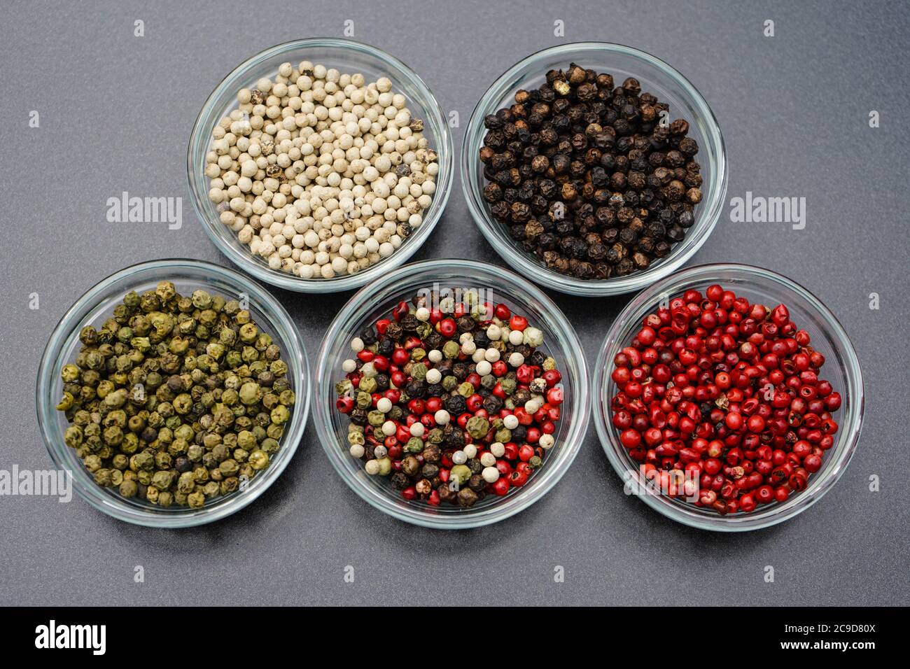 many peppercorns in different colours Stock Photo - Alamy