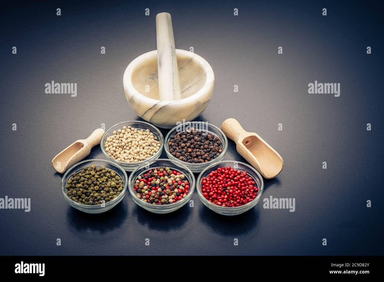 many peppercorns in different colours Stock Photo - Alamy