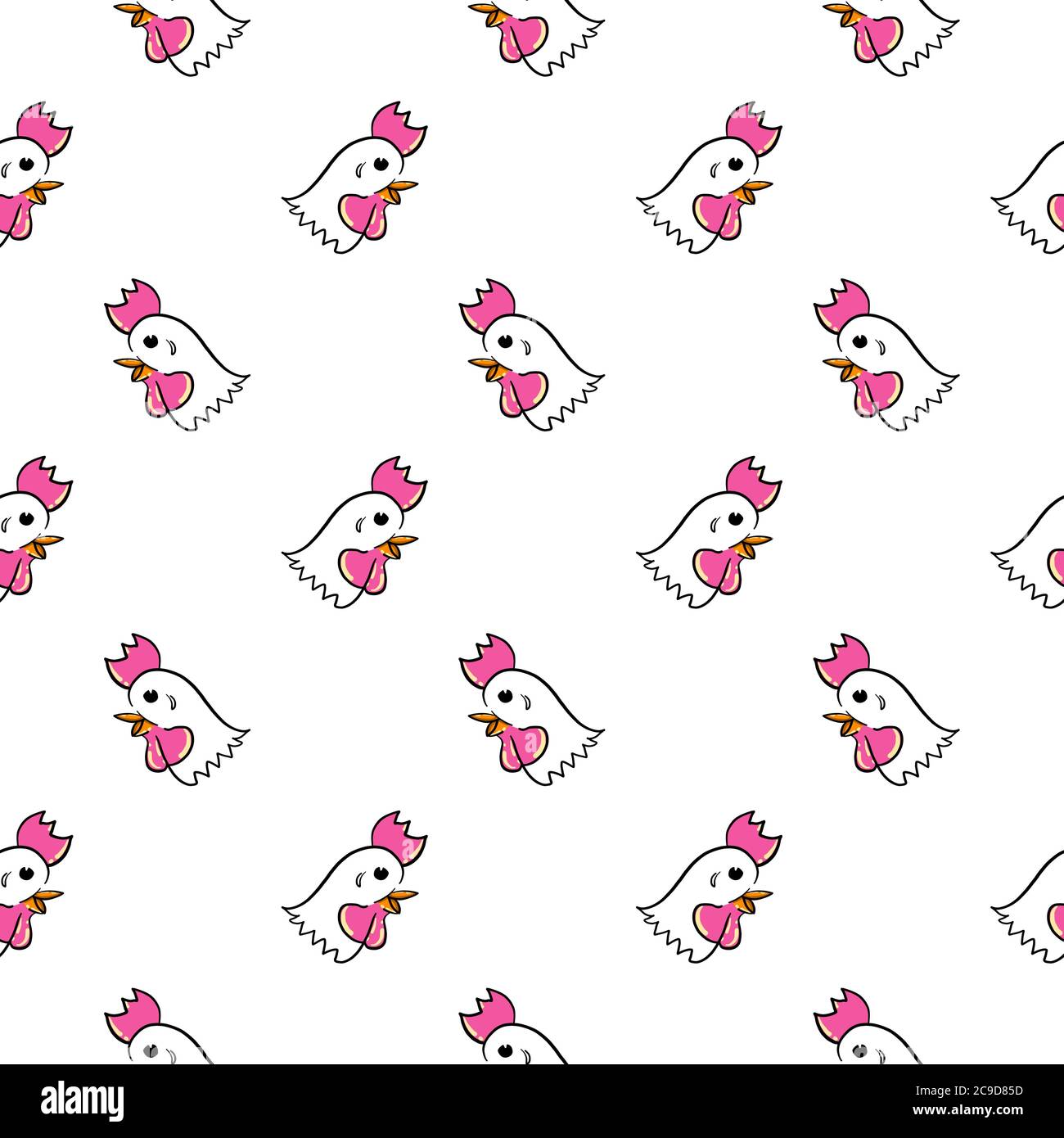 Seamless chick pattern Cut Out Stock Images & Pictures - Alamy