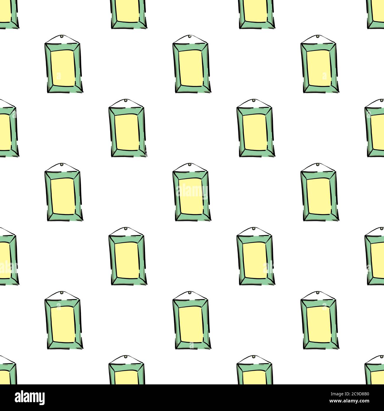 Small mirrors ,seamless pattern on white background Stock Vector Image ...