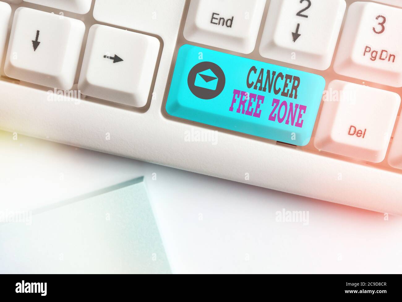 Conceptual hand writing showing Cancer Free Zone. Concept meaning ...