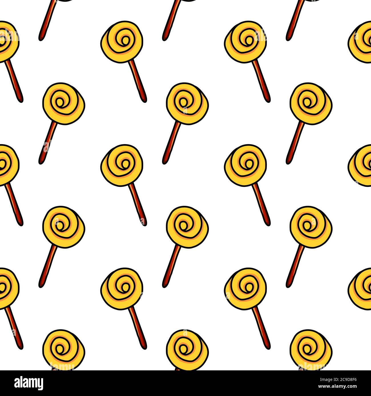 Red and yellow lolly Stock Vector Images - Alamy
