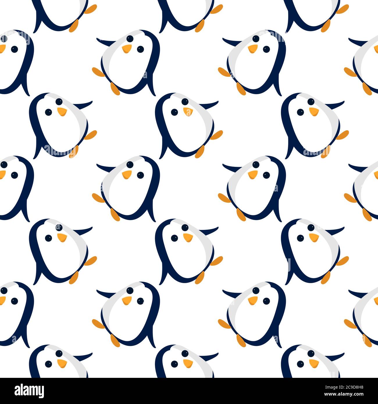 Cute seamless winter pattern Cut Out Stock Images & Pictures - Alamy