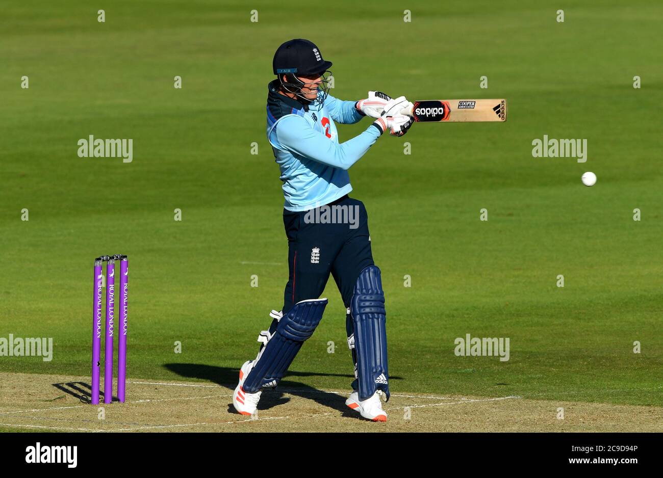 England's Tom Banton bats during the First One Day International of the ...